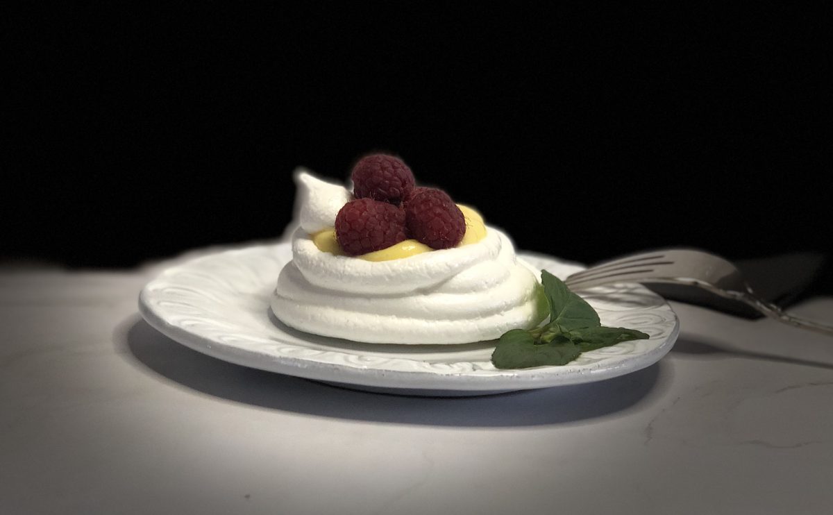 Meringue Shells with Lemon Custard | Flour & Fig